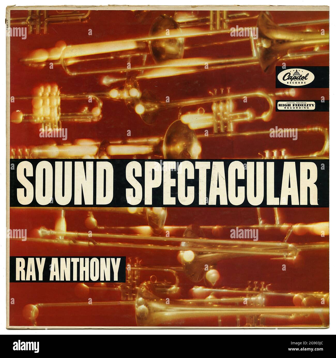 Sound Spectacular, Ray Anthony - Vintage Vinyl Record Cover Stock Photo ...