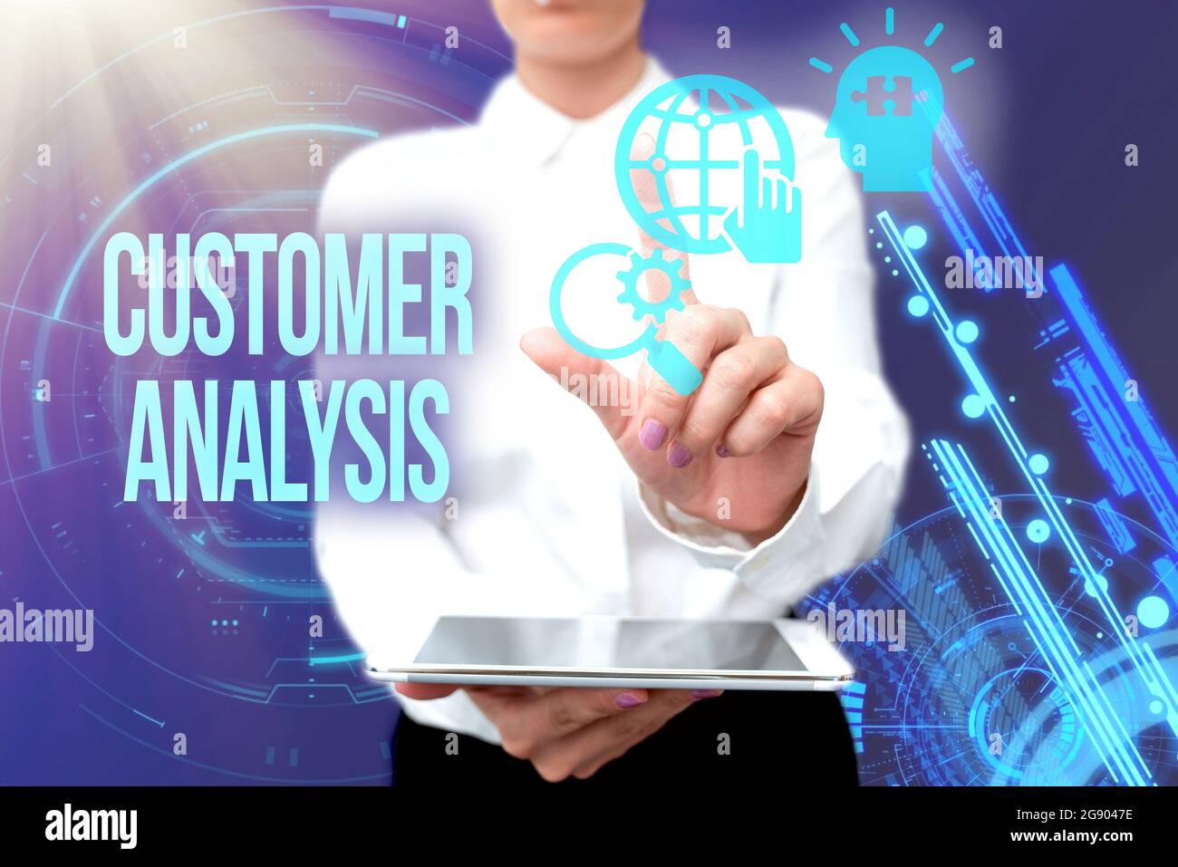 Sign Displaying Customer Analysis Business Approach Systematic Examination Of A Company S Is