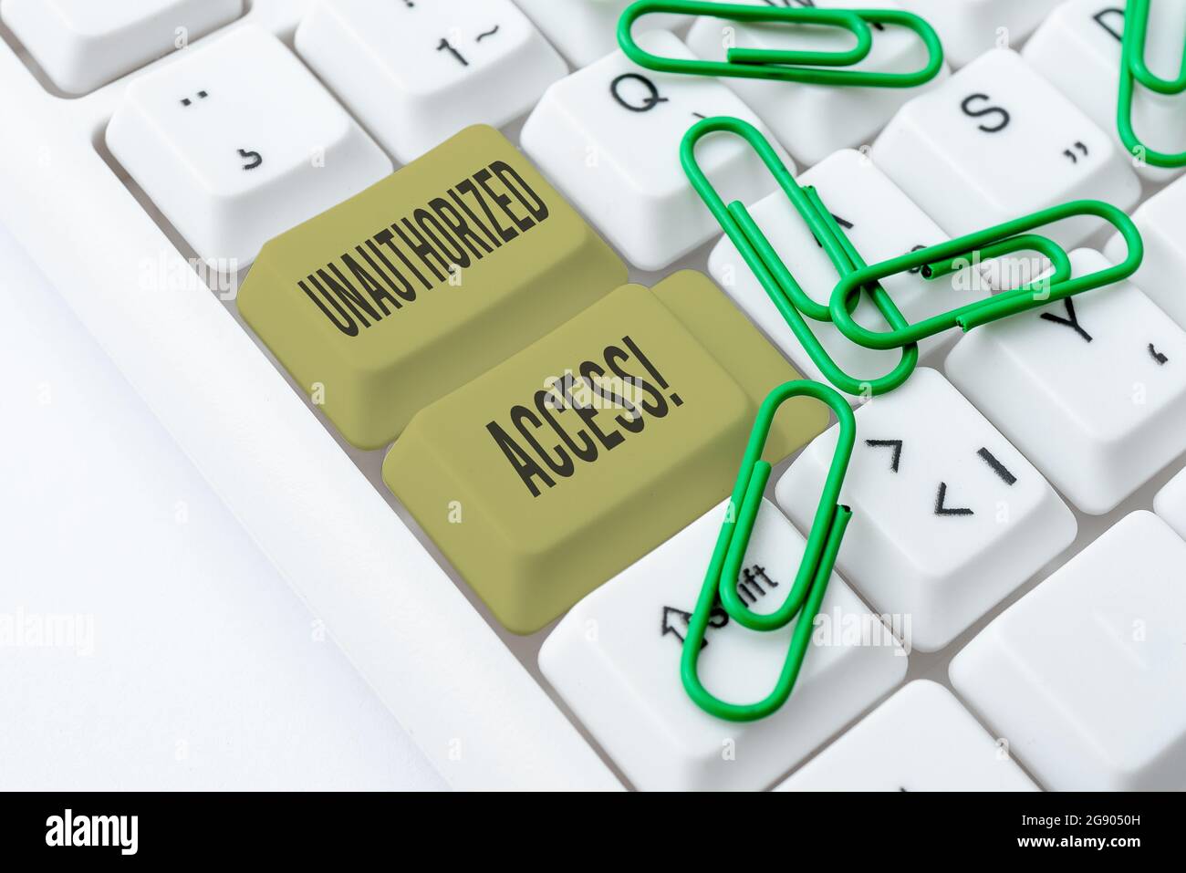 Text showing inspiration Unauthorized Access. Business approach use of ...