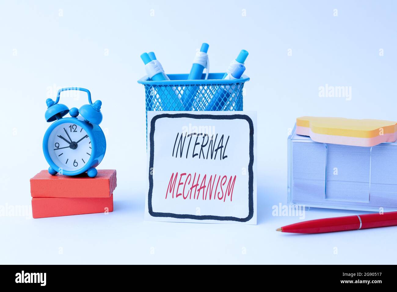 Text caption presenting Internal Mechanism. Word for The foremost sets ...