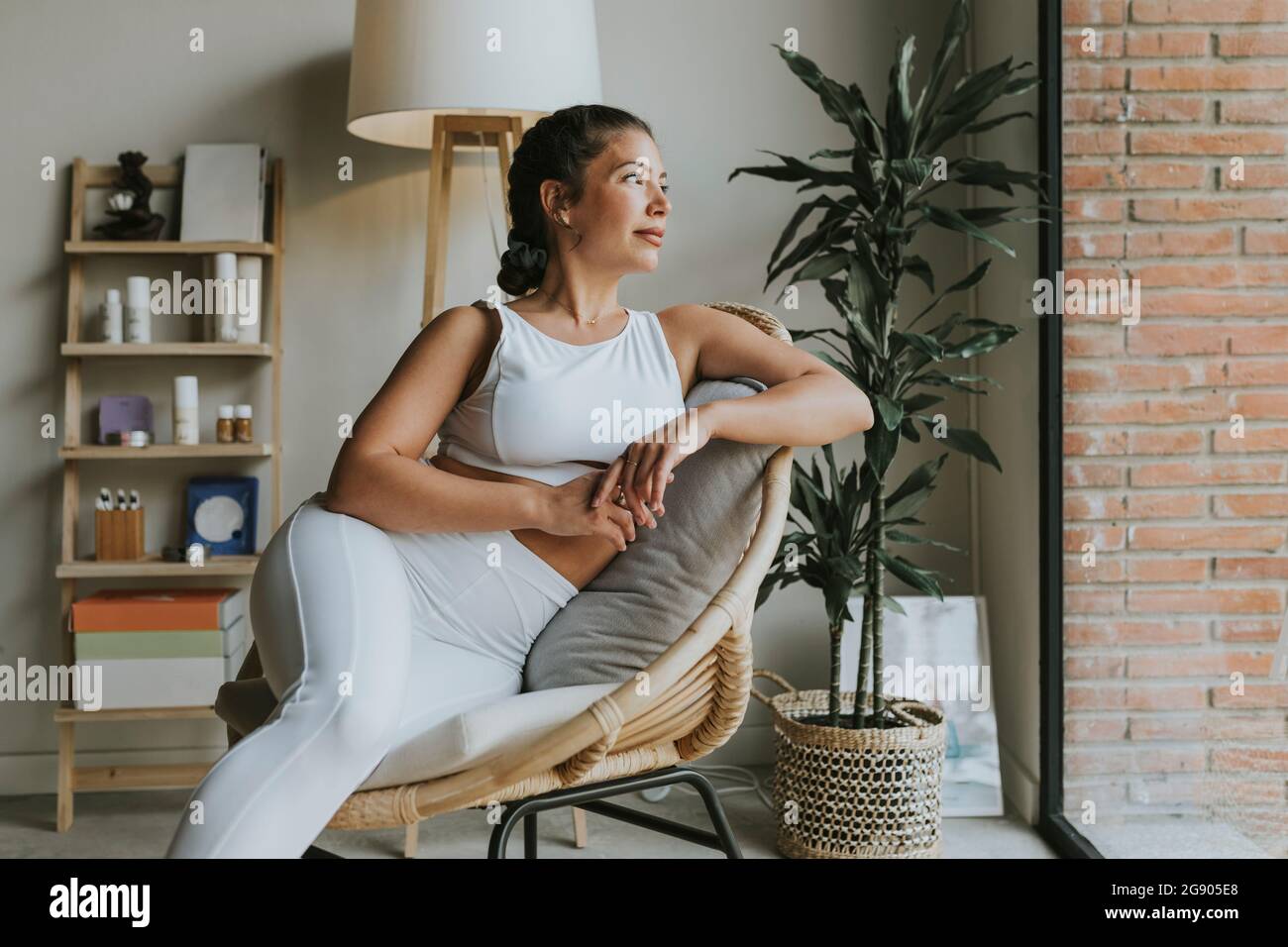 Wellbeing contemplating hi-res stock photography and images - Alamy