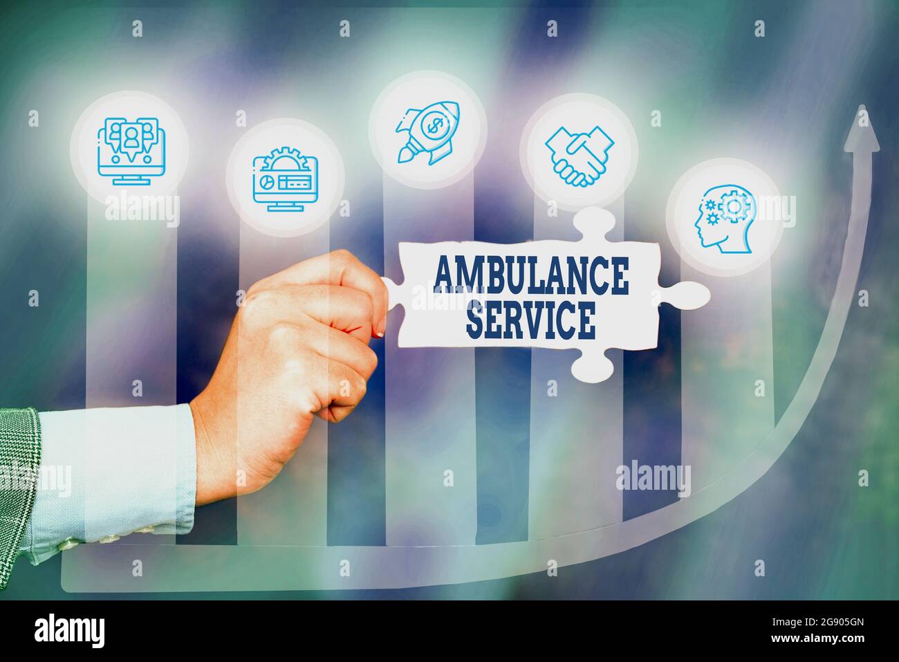 Conceptual display Ambulance Service. Conceptual photo emergency ...