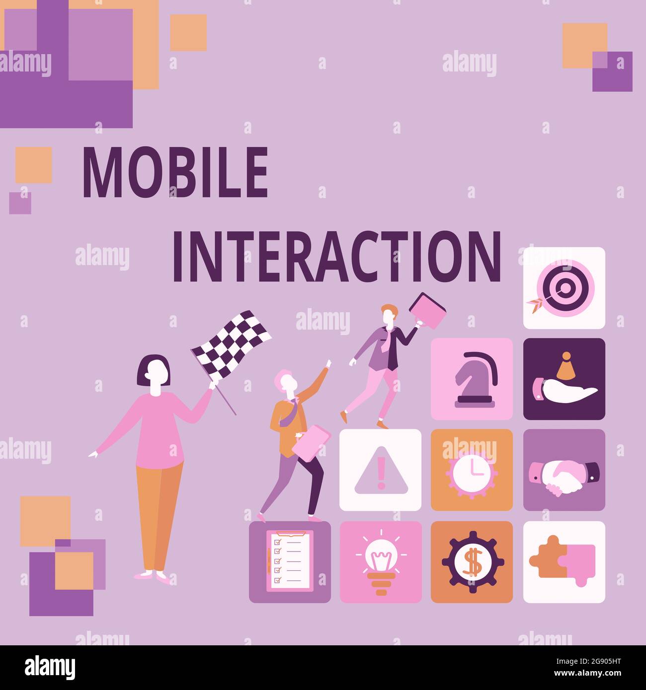 Inspiration showing sign Mobile Interaction. Concept meaning the ...