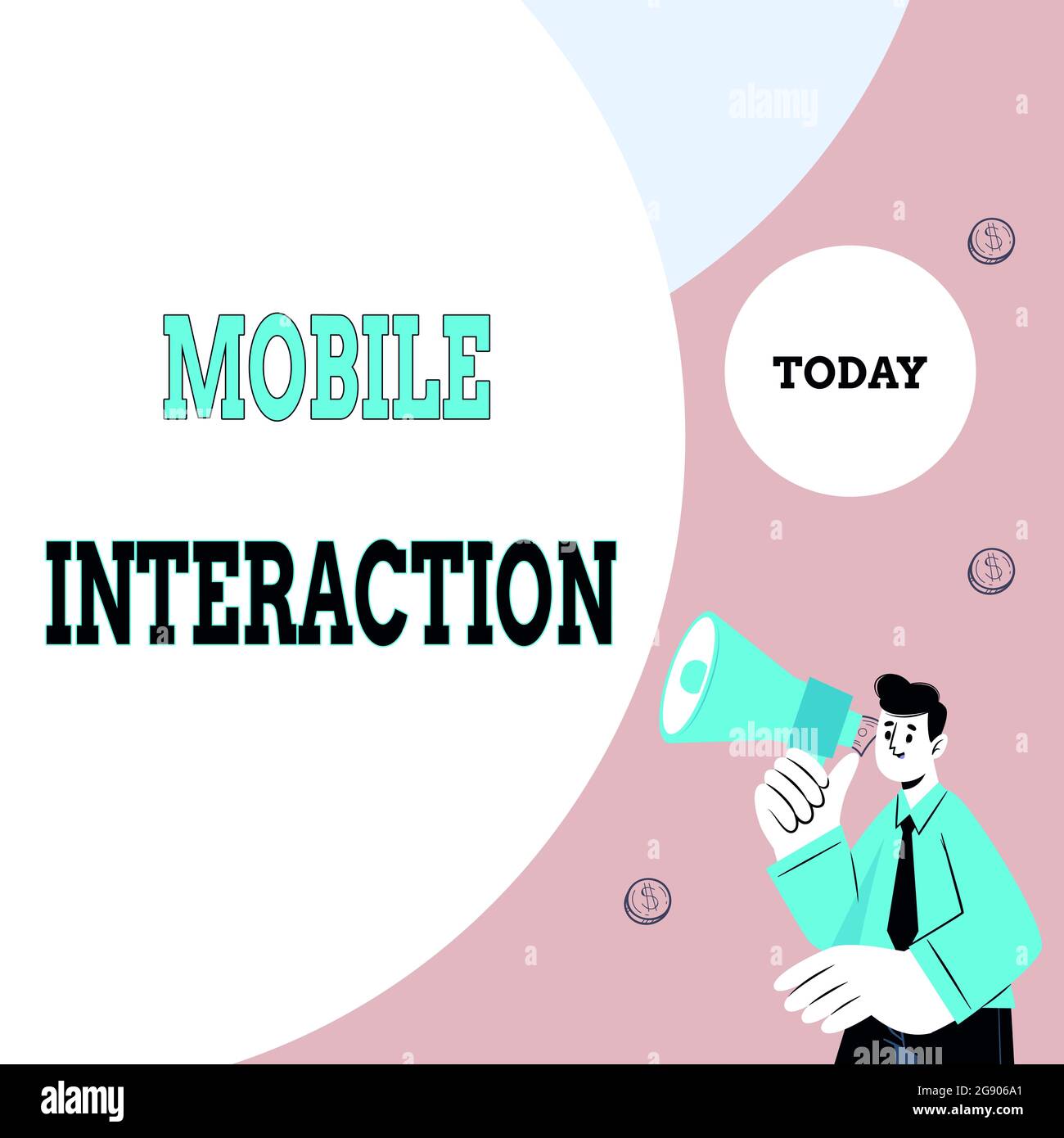 Writing displaying text Mobile Interaction. Business concept the ...
