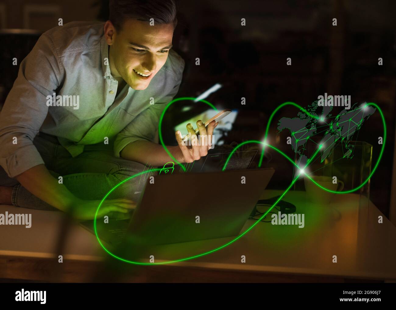 Computer network hi-res stock photography and images - Alamy