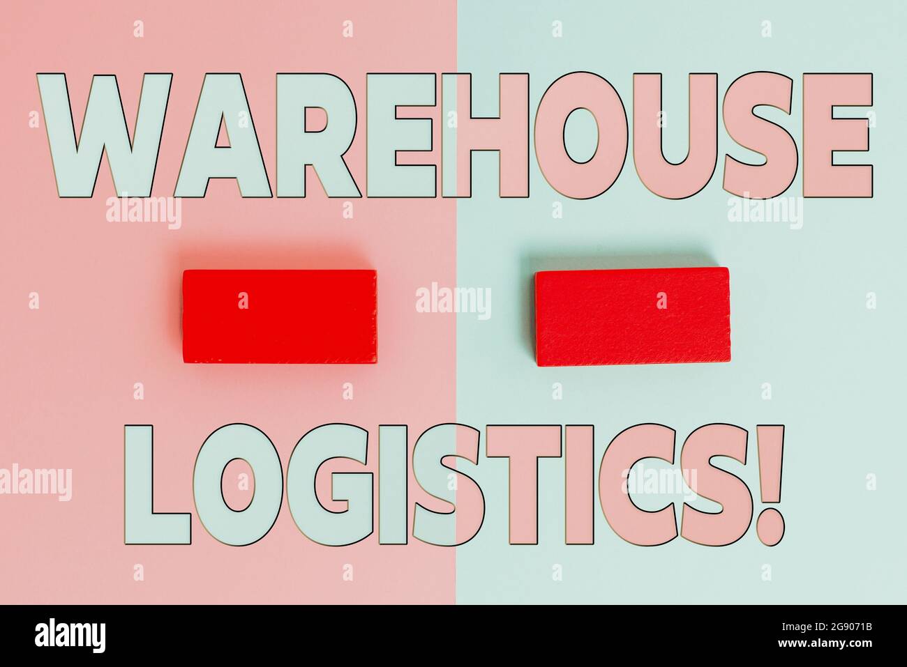 Text sign showing Warehouse Logistics. Business concept flow of both ...