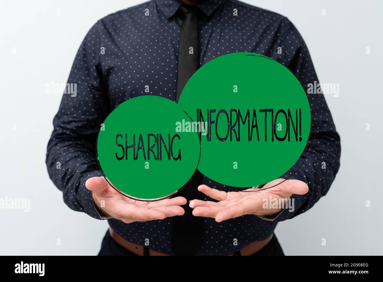 Conceptual display Sharing Information. Business overview exchange of ...
