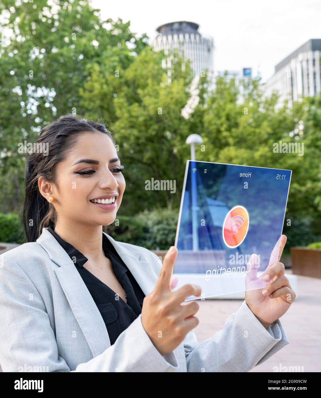 Futuristic internet house hi-res stock photography and images - Alamy