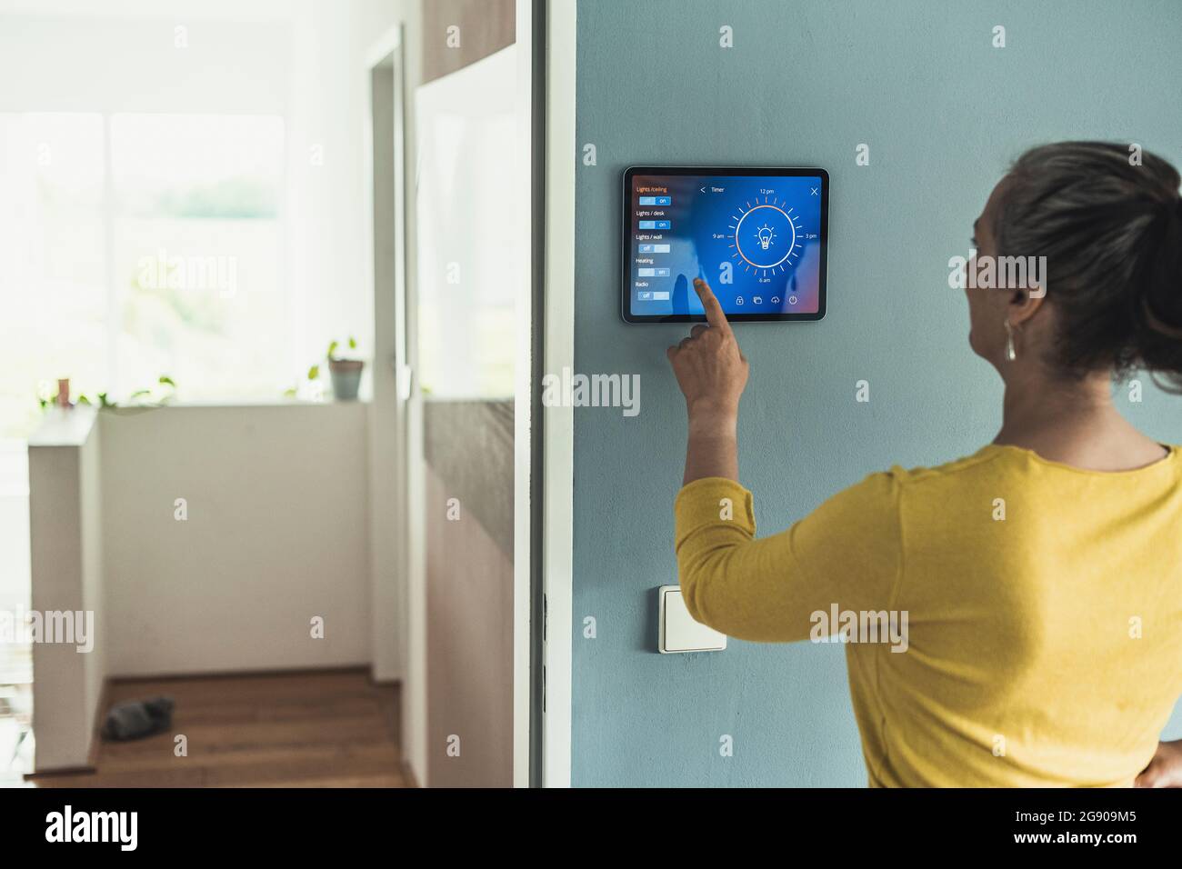 Smart home automation wall display hi-res stock photography and images ...