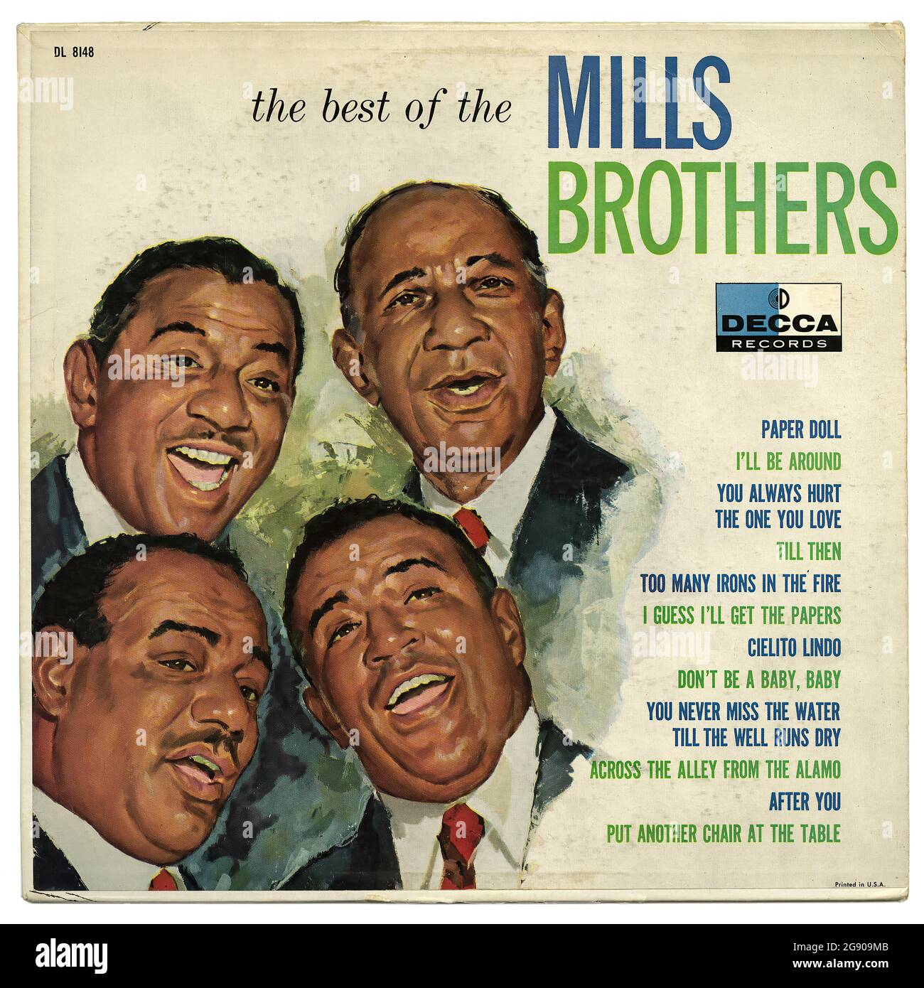 The Best of the Mills Brothers - Vintage Vinyl Record Cover Stock Photo ...