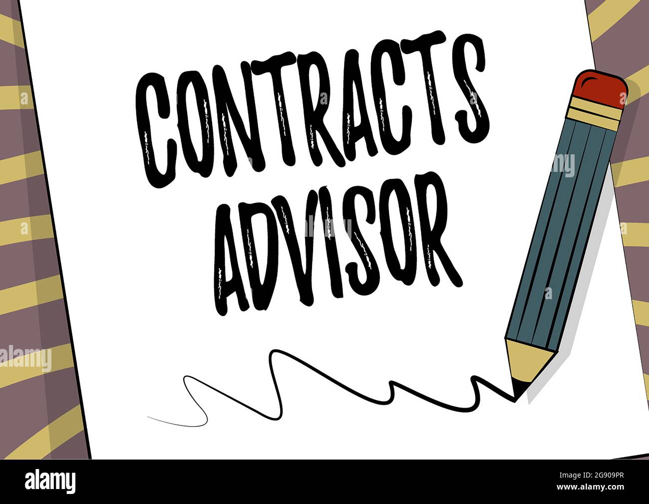 Hand writing sign Contracts Advisor. Business concept ensure the ...