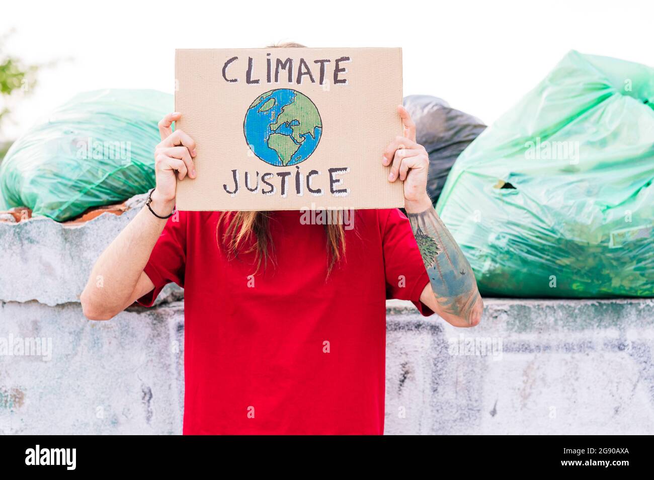 Plastic bag man face hi-res stock photography and images - Alamy