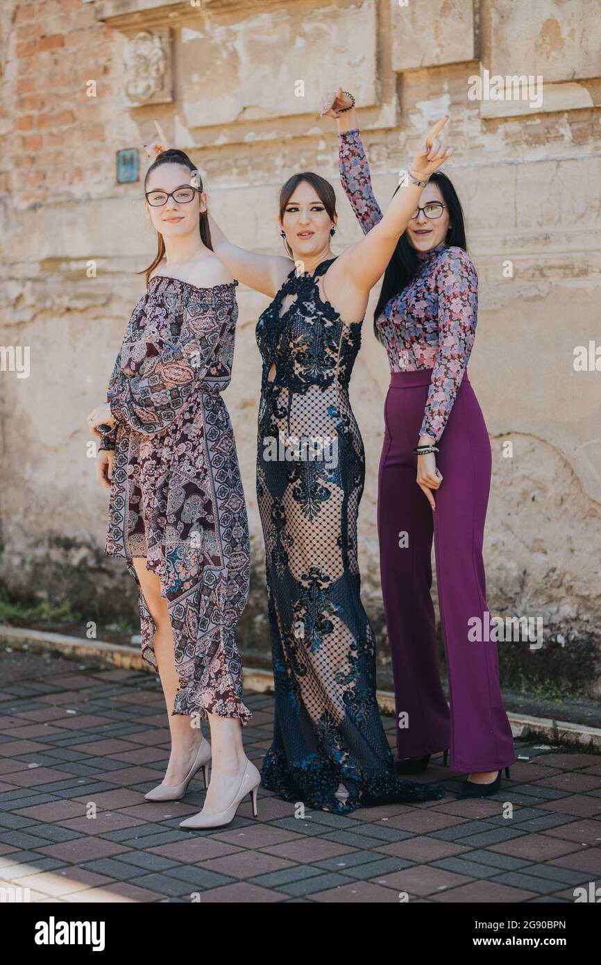 Bosnian women in fancy clothes are posing in the open air Stock Photo ...