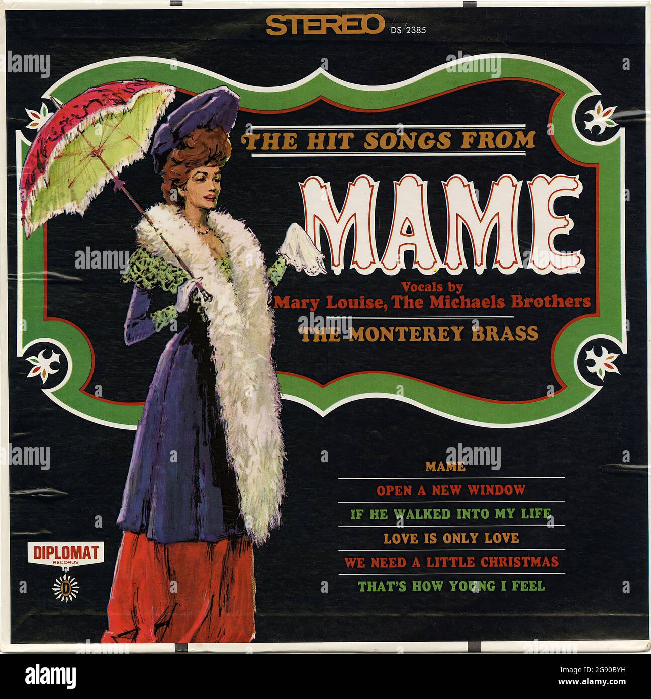 The Hit Songs From Mame - Vintage Vinyl Record Cover Stock Photo - Alamy