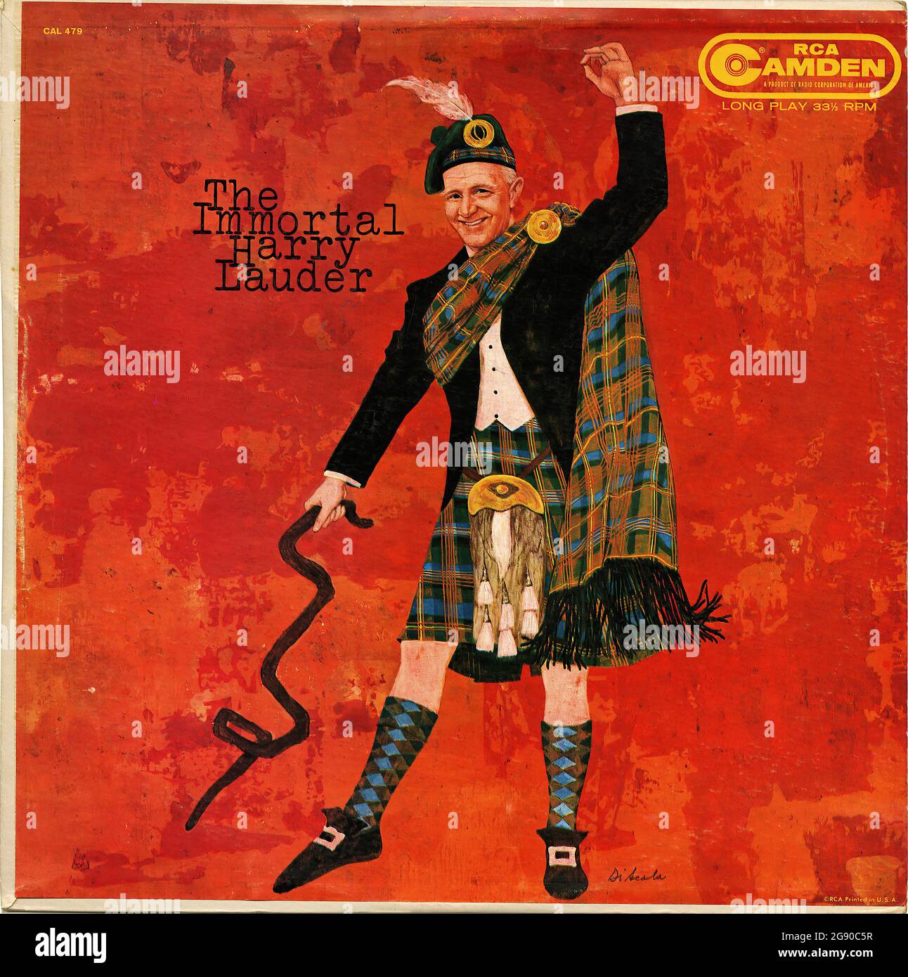 The Immortal Harry Lauder - Vintage Vinyl Record Cover Stock Photo - Alamy