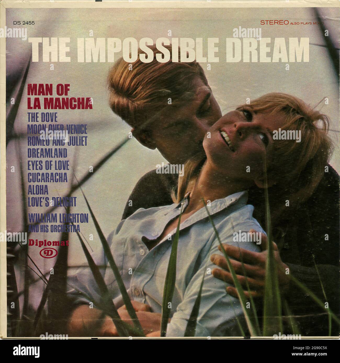 The Impossible Dream - Vintage Vinyl Record Cover Stock Photo - Alamy