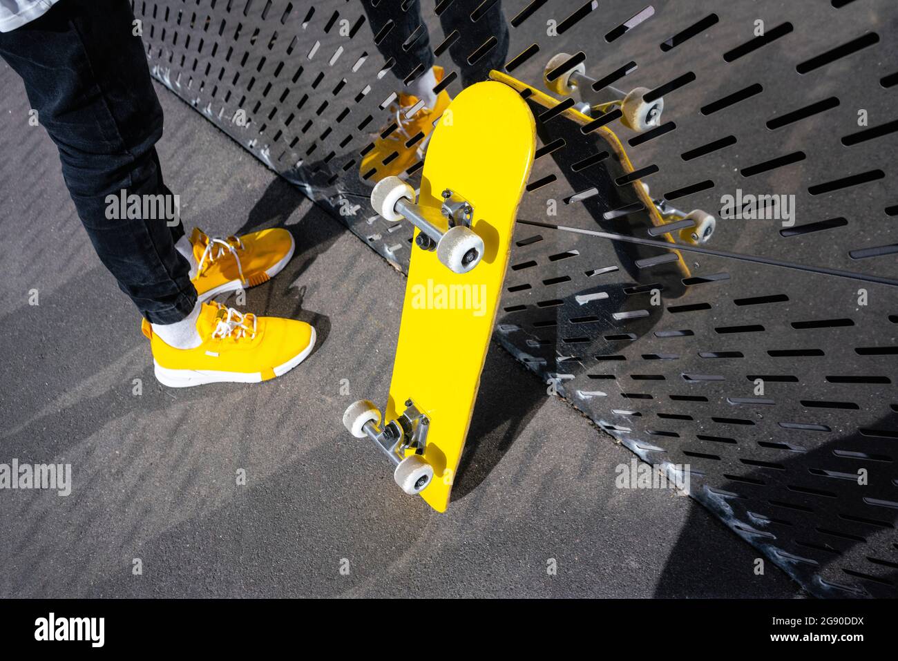 Child skateboard path hi-res stock photography and images - Alamy