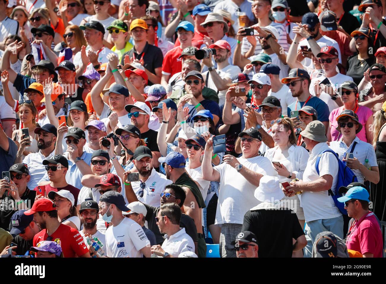 spectators, fans during the Formula 1 Pirelli British Grand Prix 2021 ...