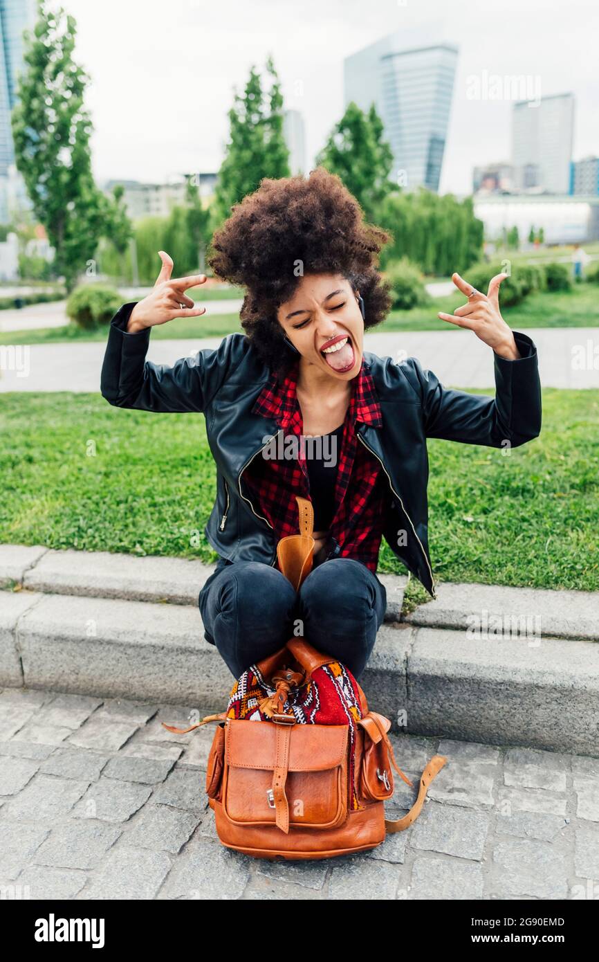 Facial horn hi-res stock photography and images - Alamy