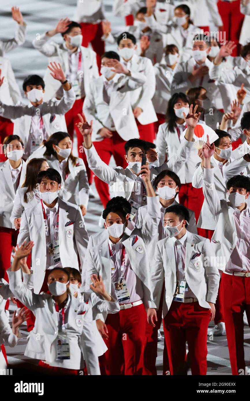 Tokyo, Japan . 23rd July, 2021. Japan Delegation (JPN), JULY 23, 2021 ...