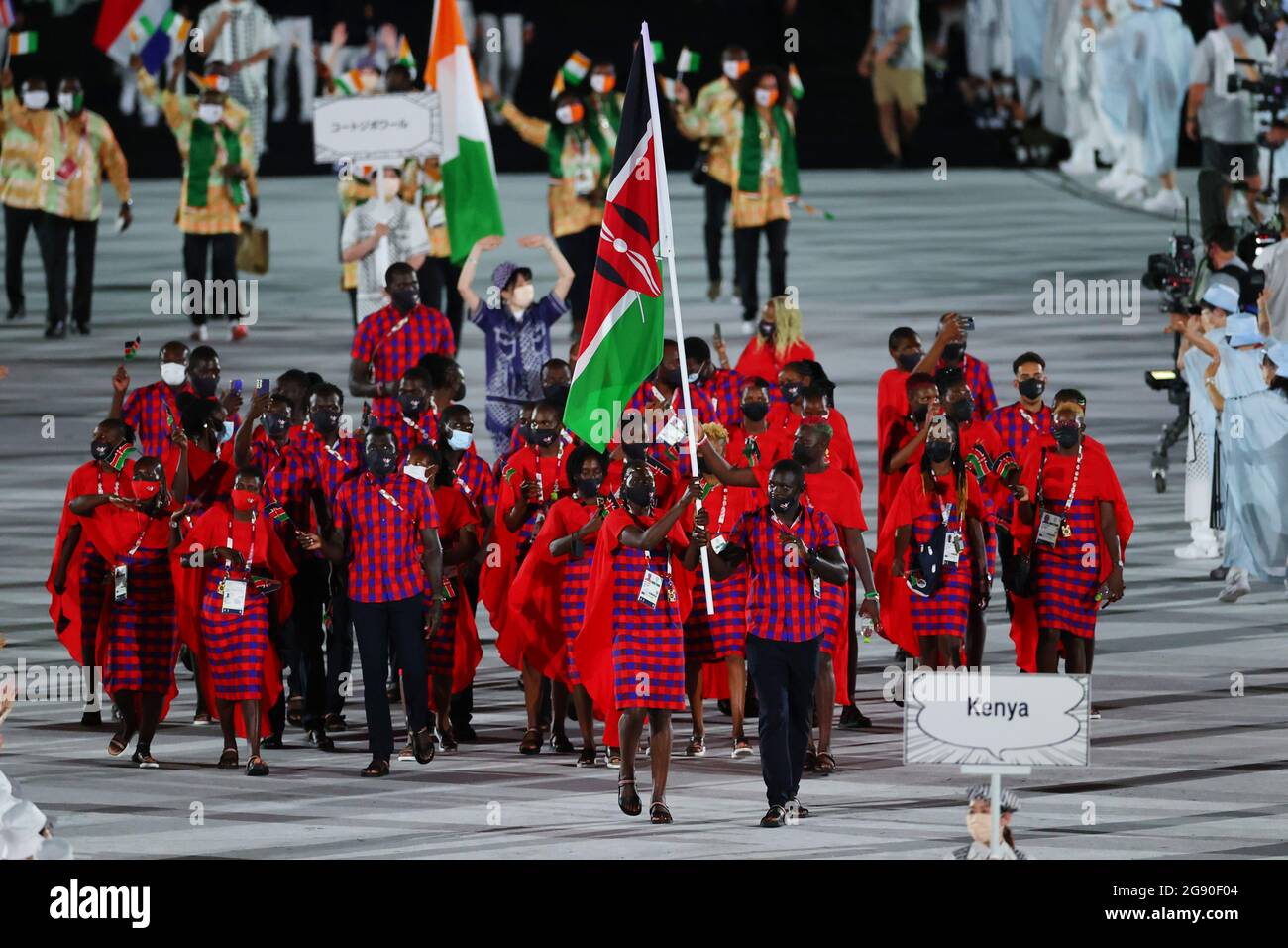 Tokyo, Japan . 23rd July, 2021. Kenya Delegation (KEN), JULY 23, 2021 ...