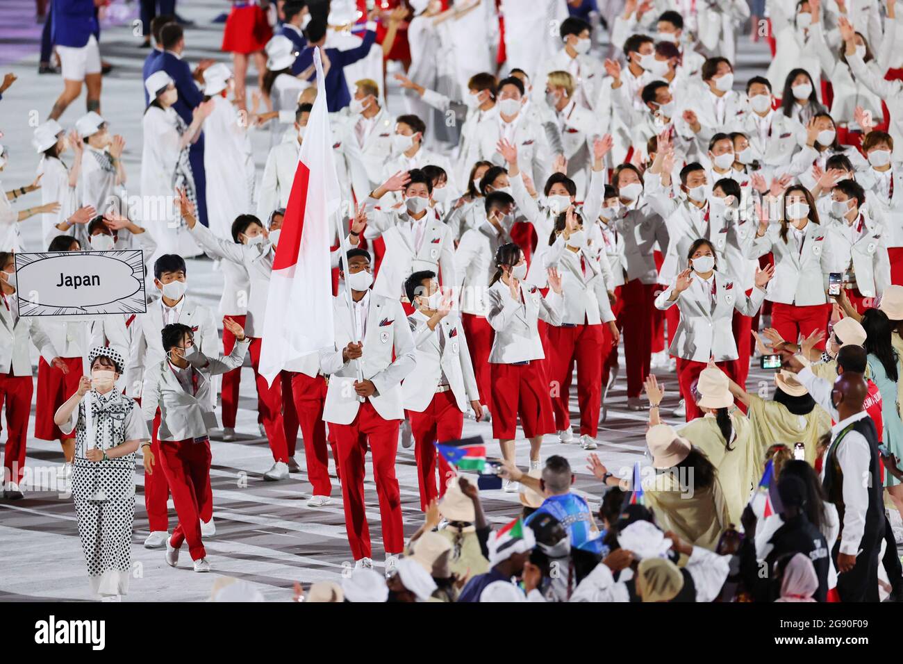 Tokyo, Japan . 23rd July, 2021. Japan Delegation (JPN), JULY 23, 2021 ...