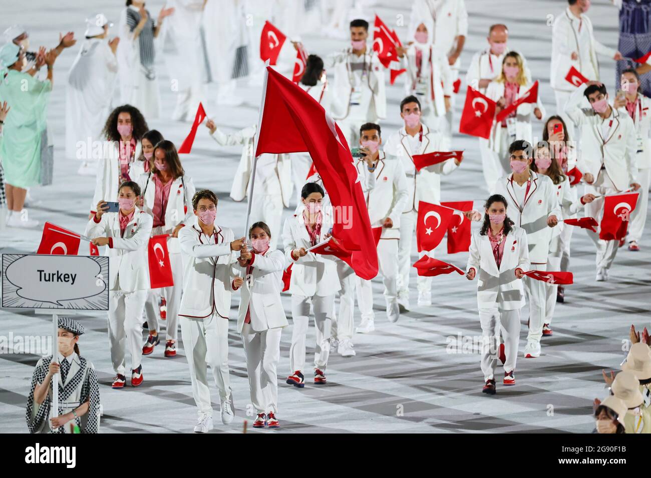 Tokyo, Japan . 23rd July, 2021. Turkey Delegation (TUR), JULY 23, 2021 ...