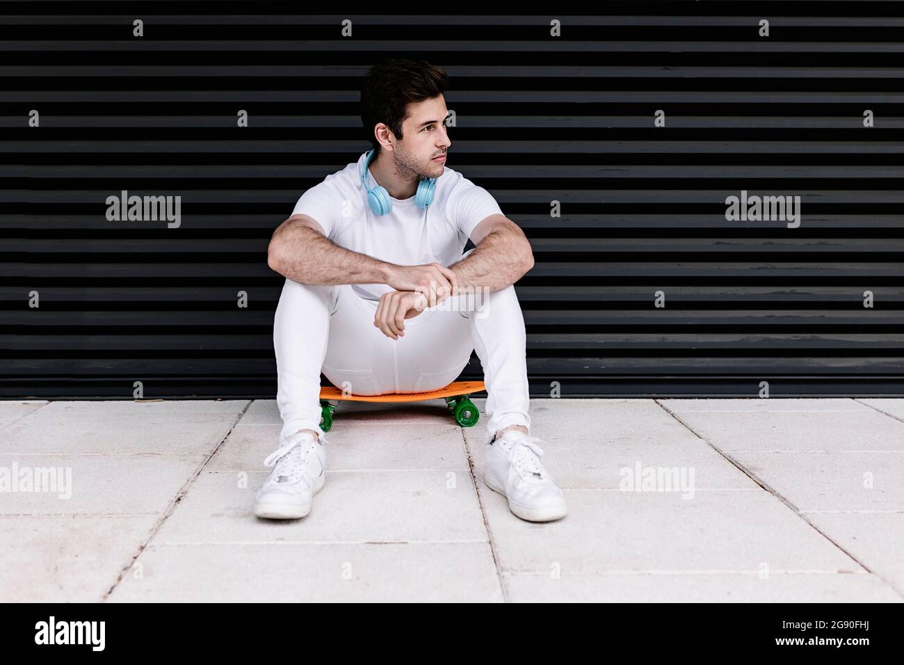 Young man contemplating hi-res stock photography and images - Alamy