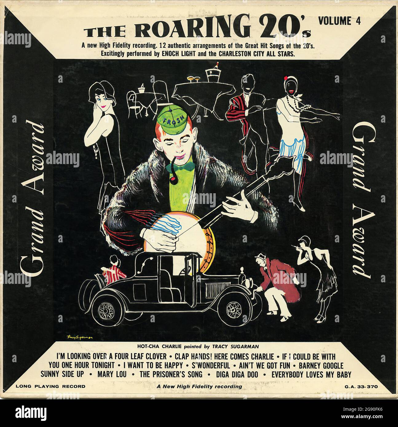 The Roaring 20's, Volume 4 - Vintage Vinyl Record Cover Stock Photo - Alamy