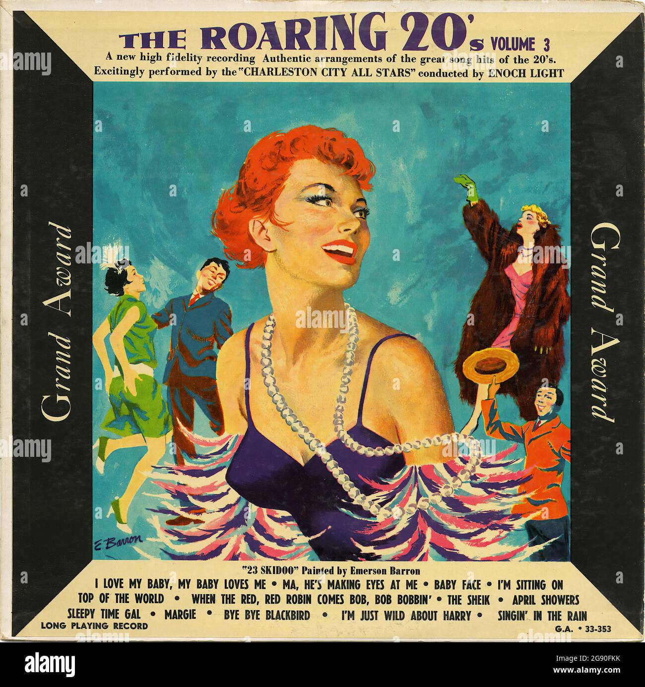 The Roaring 20's, Volume 3 - Vintage Vinyl Record Cover Stock Photo - Alamy