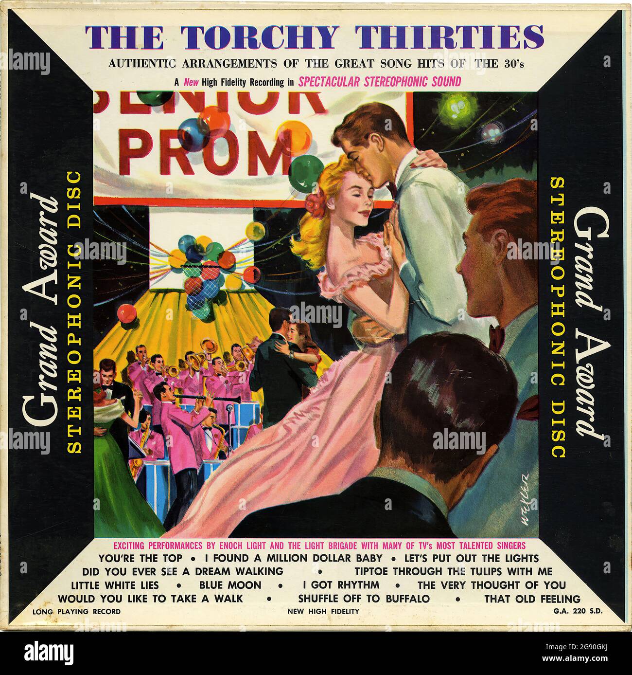 The Torchy Thirties - Vintage Vinyl Record Cover Stock Photo - Alamy