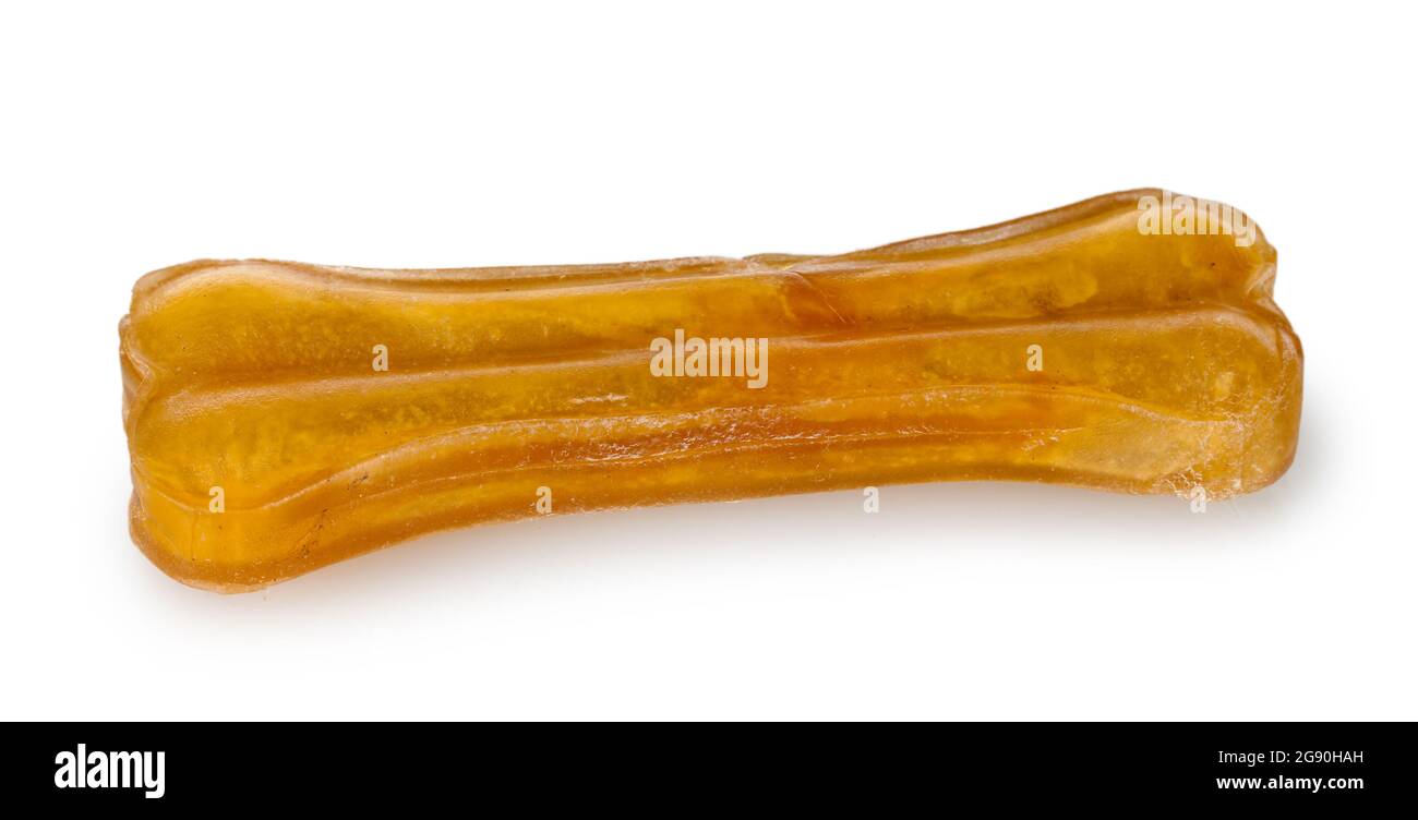 Dog bone isolated on white Stock Photo - Alamy