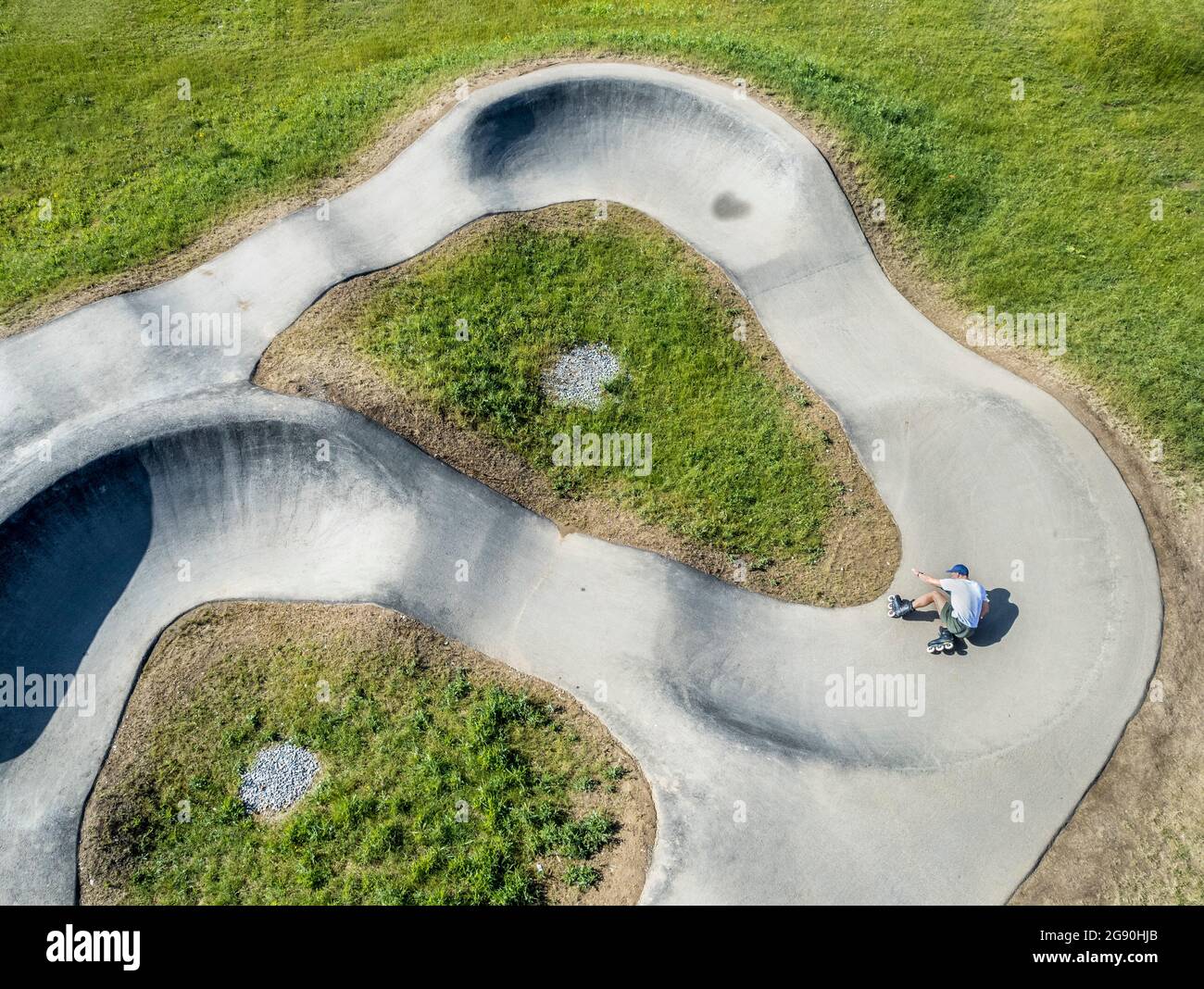 Skatepark inline skates hi-res stock photography and images - Alamy