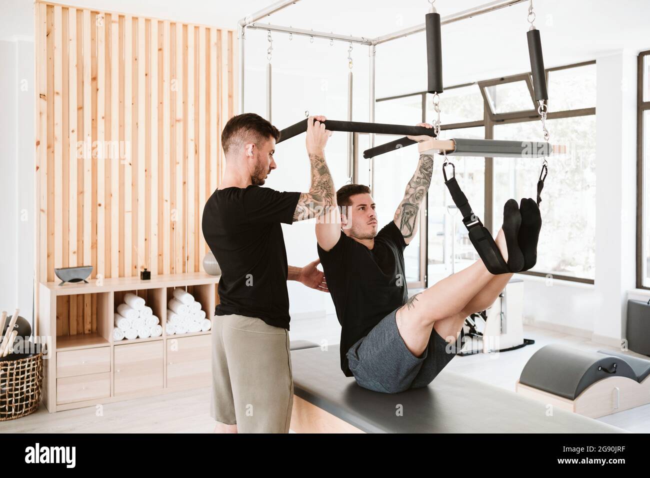 Pilates instructor hi-res stock photography and images - Alamy