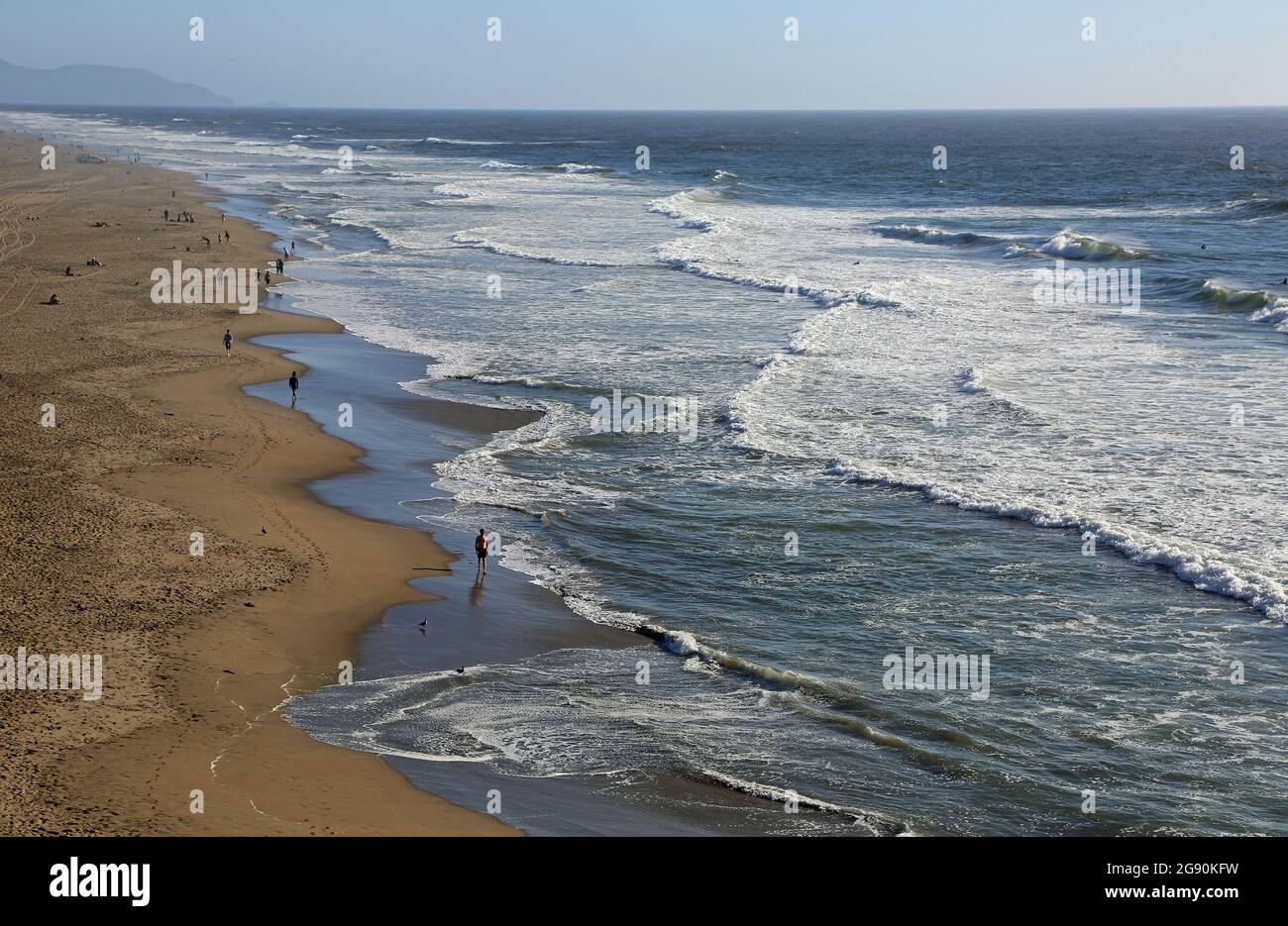 Pacific shore - San Francisco, California Stock Photo - Alamy