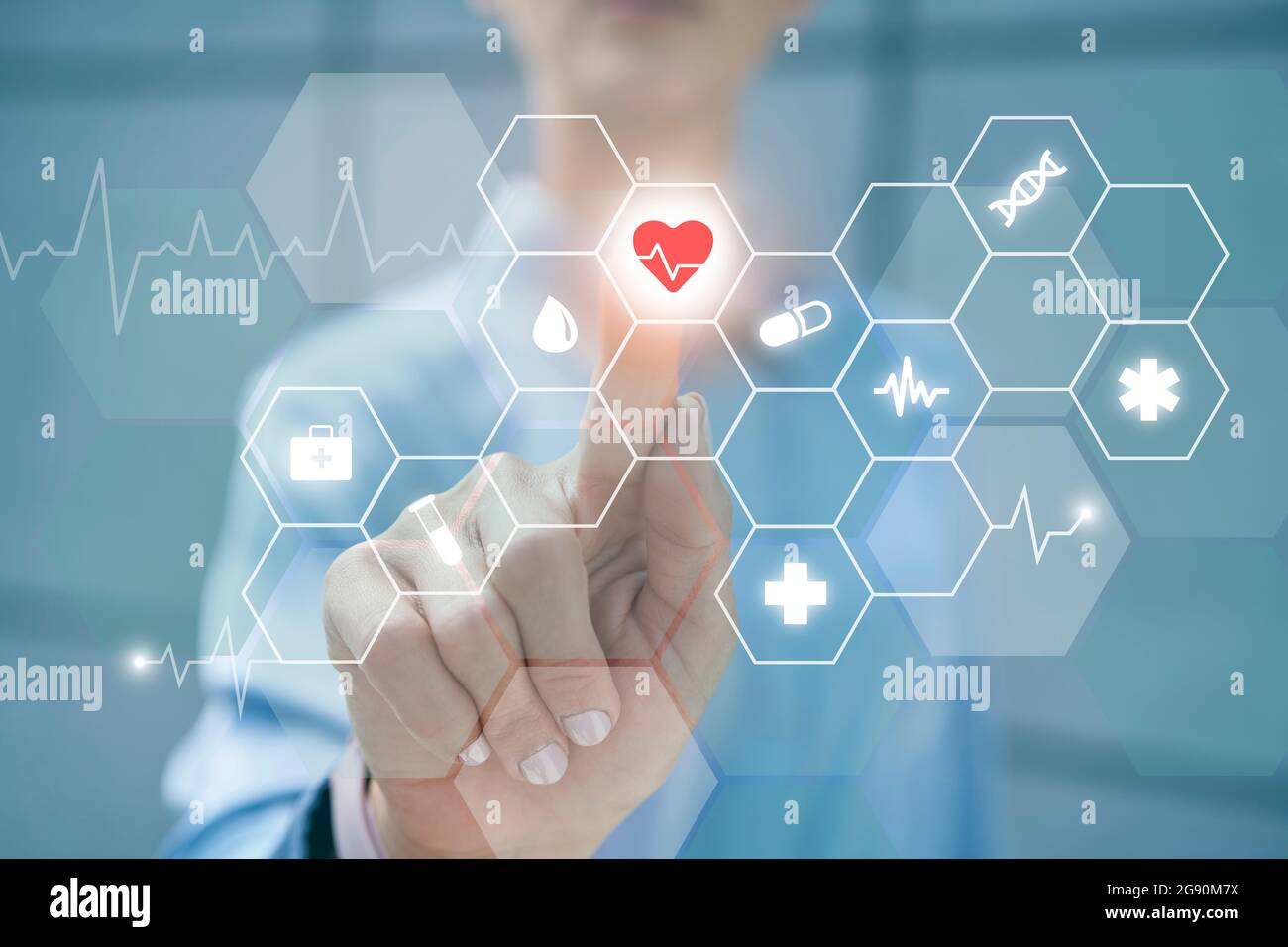Digital heart shape hi-res stock photography and images - Alamy