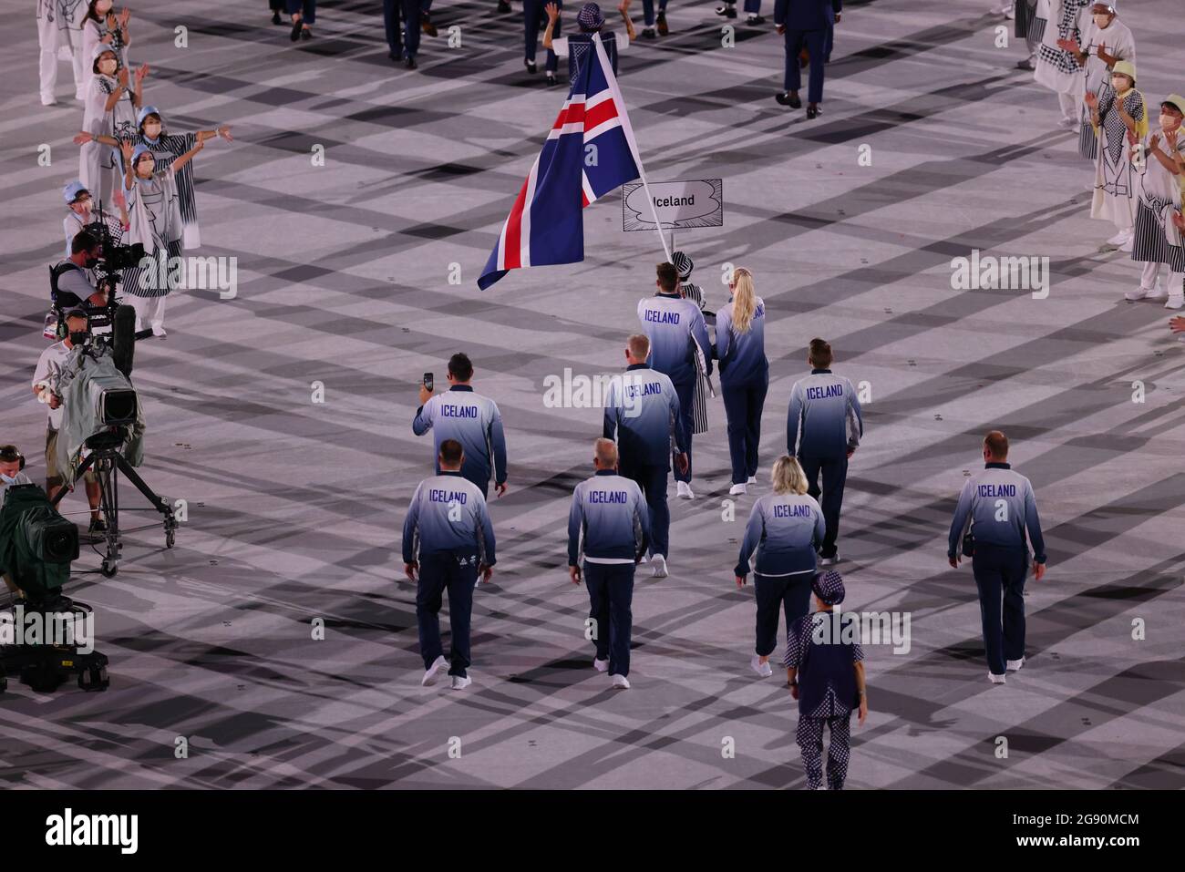 Tokyo, Japan . 23rd July, 2021. Iceland delegation (ISL), JULY 23, 2021 ...