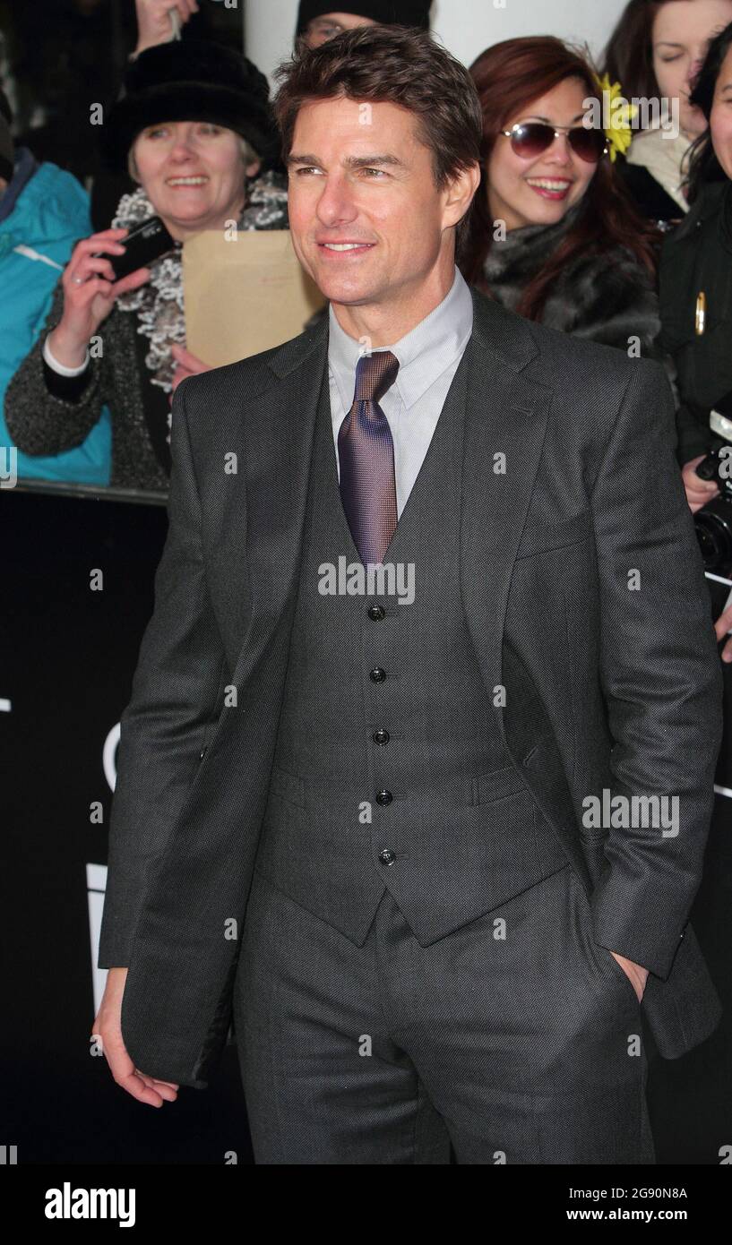London. UK. Tom Cruise at the UK Premiere of Oblivion at the BFI IMAX ...