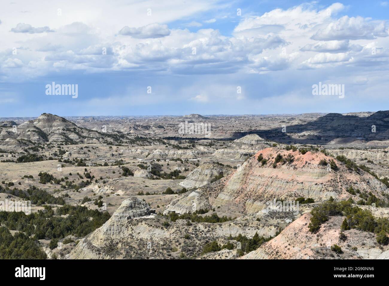 Theodore Roosevelt National Park and Painted Canyon in the Plains of ...