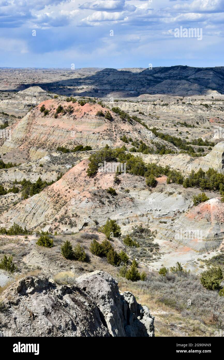 Theodore Roosevelt National Park and Painted Canyon in the Plains of ...