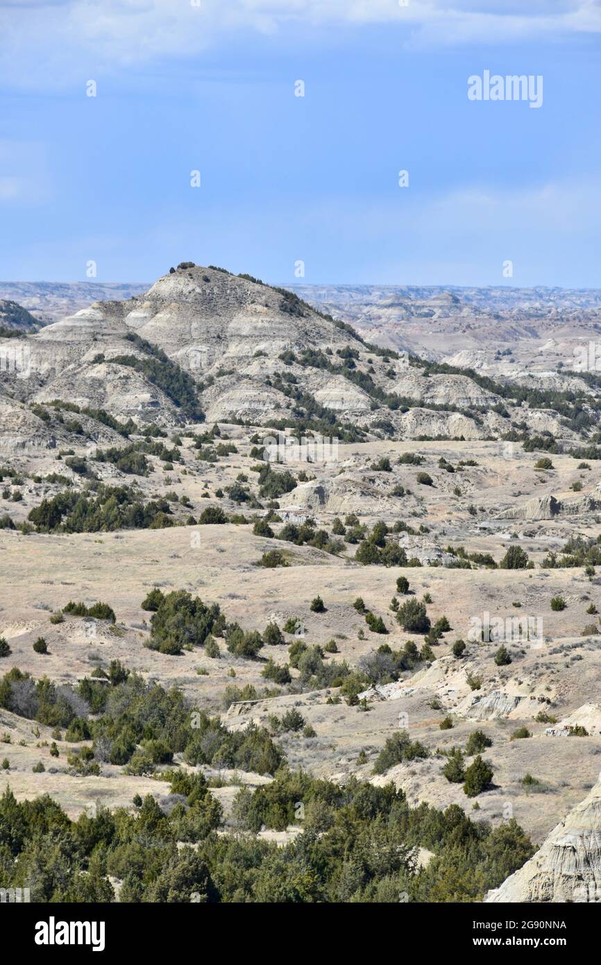 Theodore Roosevelt National Park and Painted Canyon in the Plains of ...