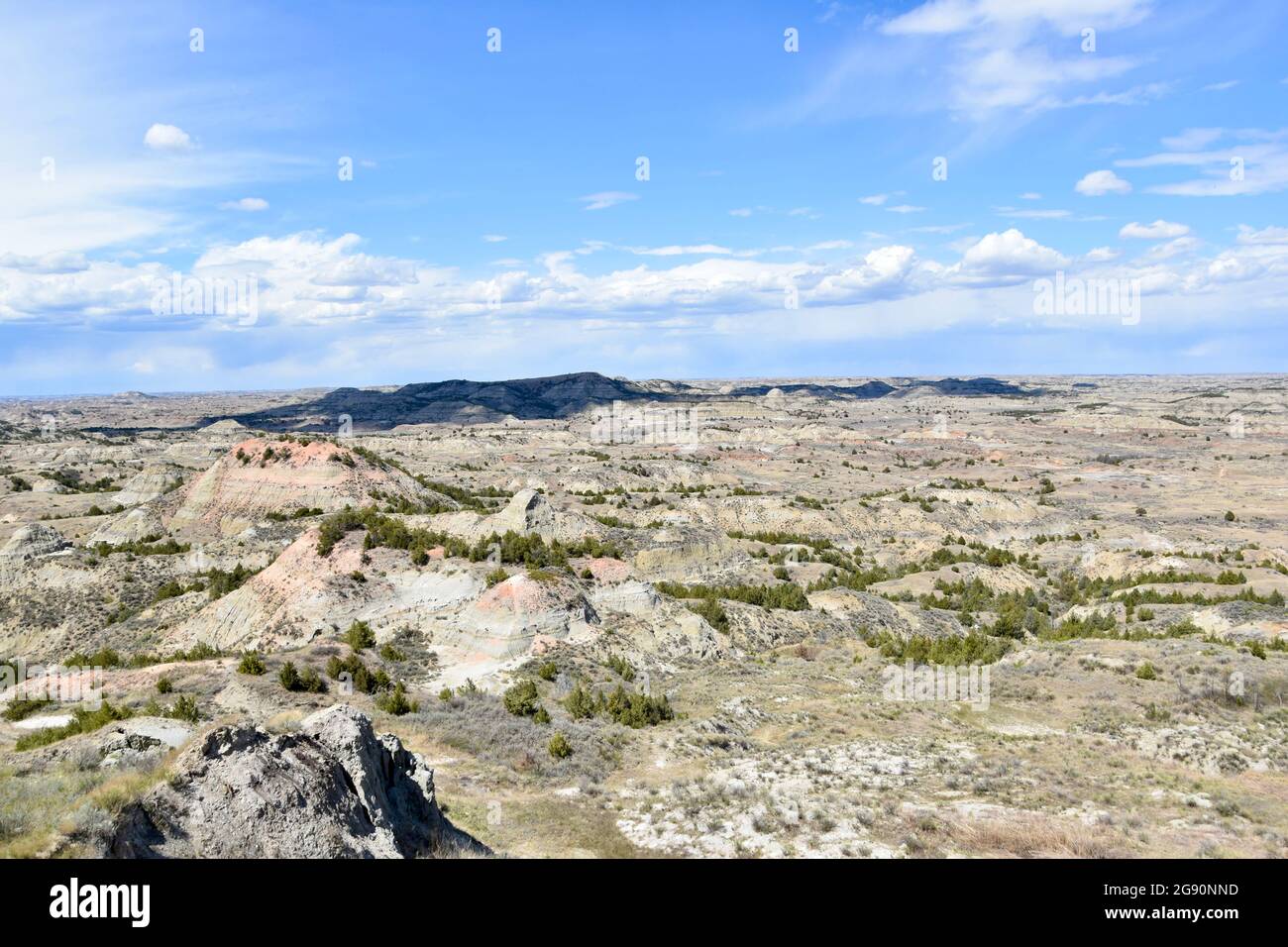 Theodore Roosevelt National Park and Painted Canyon in the Plains of ...