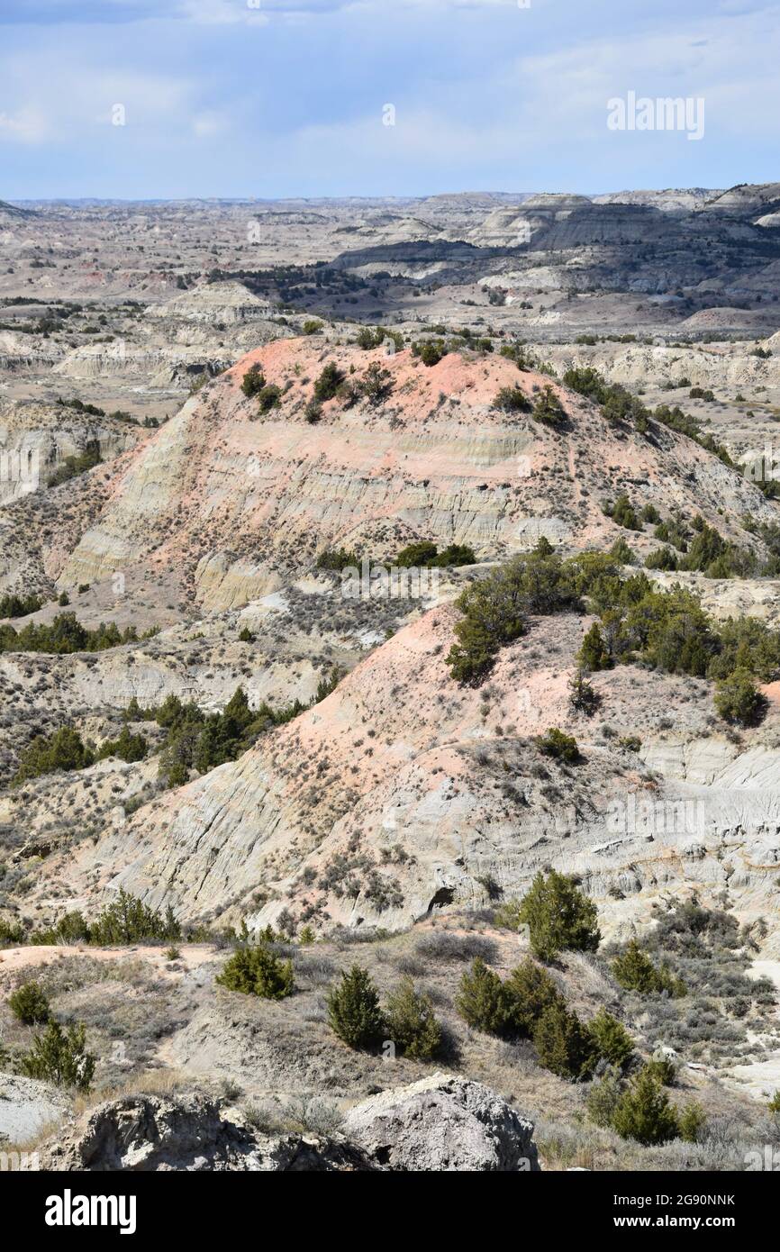 Theodore Roosevelt National Park and Painted Canyon in the Plains of ...