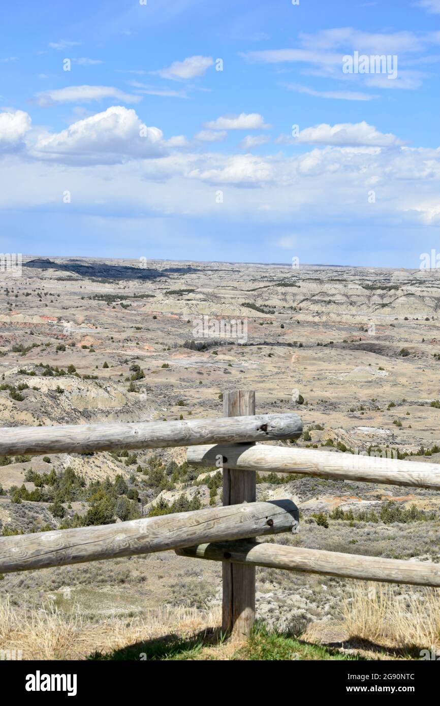 Theodore Roosevelt National Park and Painted Canyon in the Plains of ...