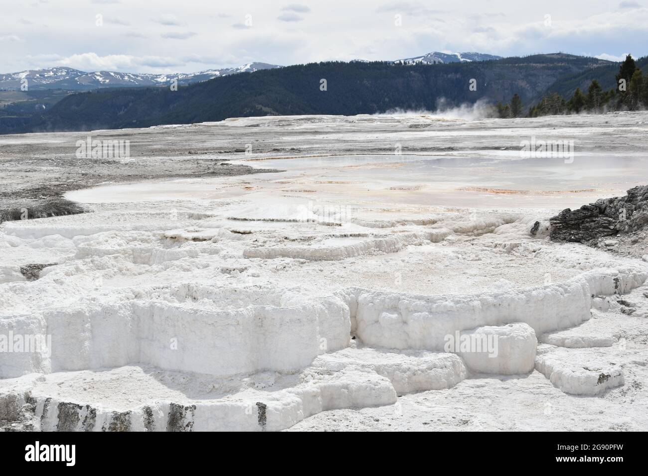 World famous Yellowstone National Park, the worlds first national park ...