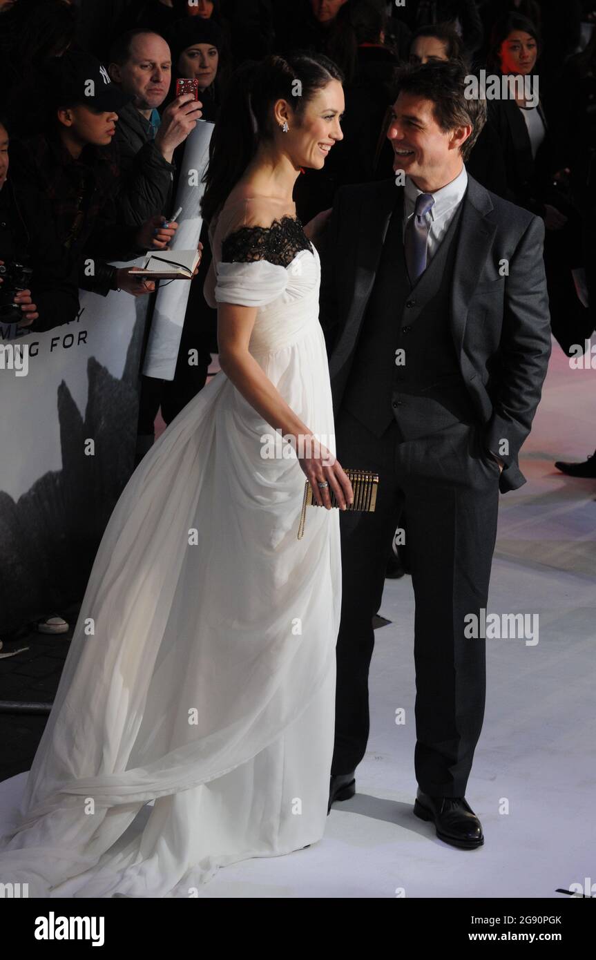 London. UK. Tom Cruise and Olga Kurylenko at the Oblivion UK film ...