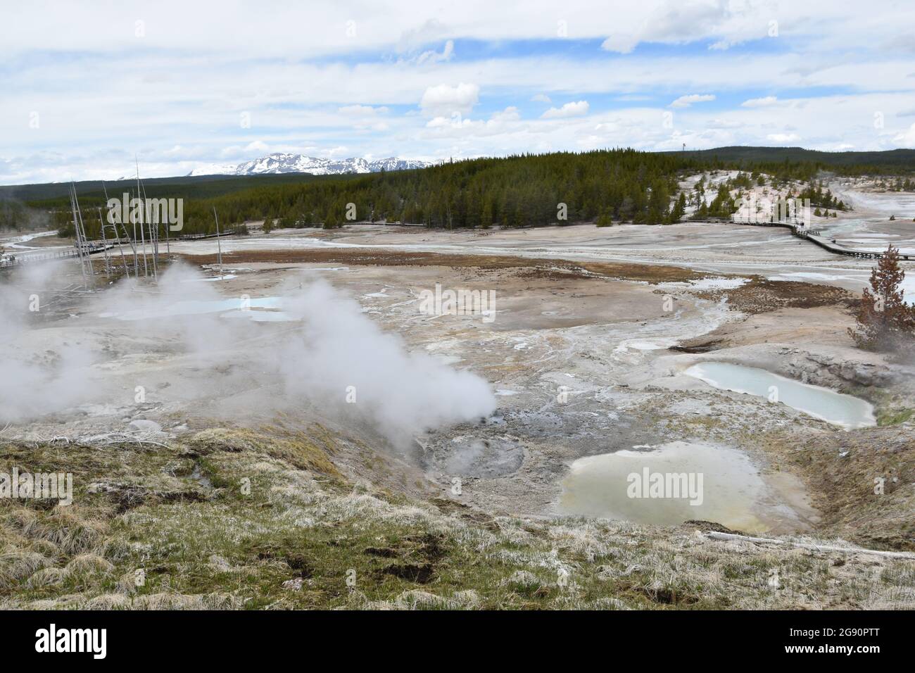 World famous Yellowstone National Park, the worlds first national park ...