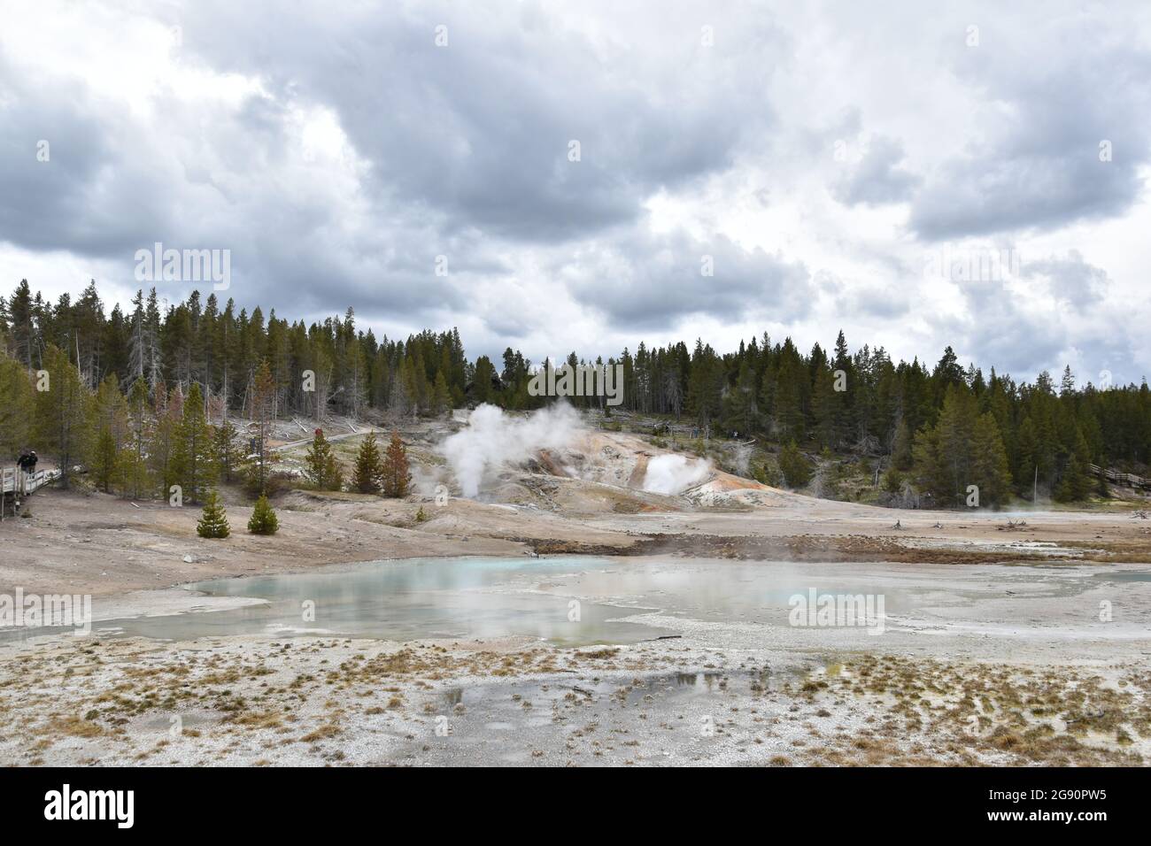 World famous Yellowstone National Park, the worlds first national park ...
