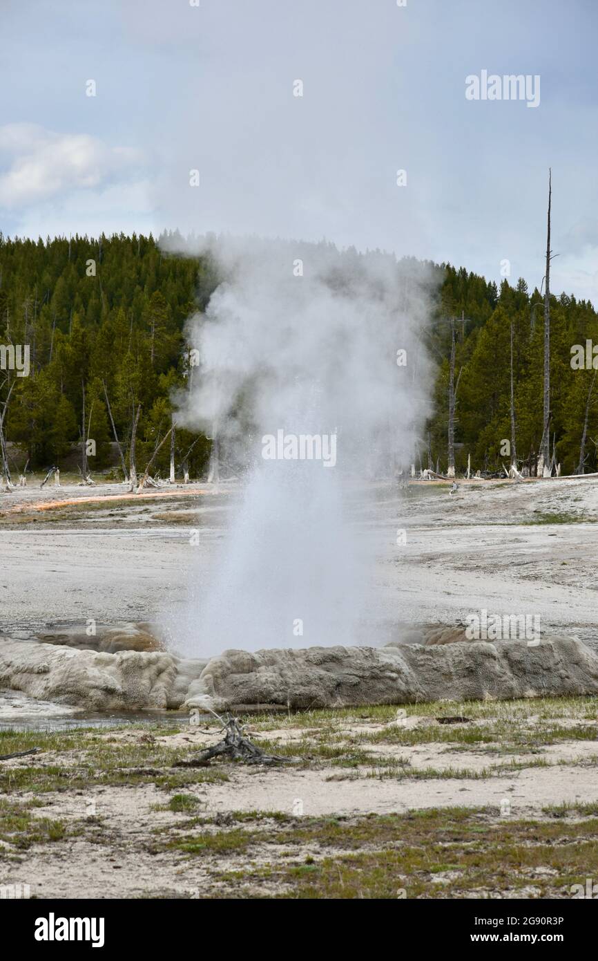 World famous Yellowstone National Park, the worlds first national park ...