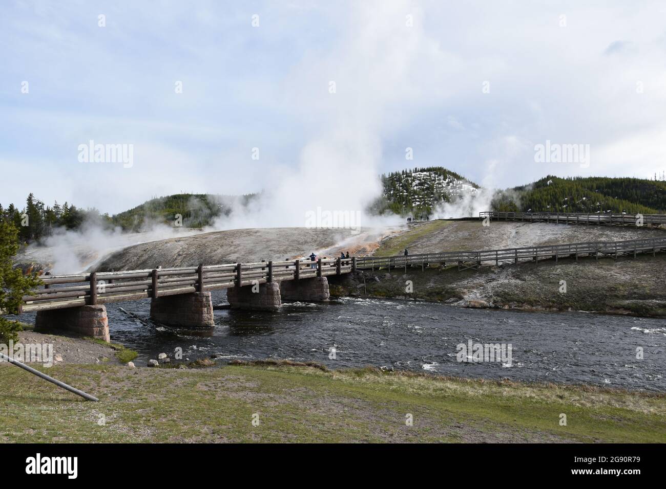World famous Yellowstone National Park, the worlds first national park ...